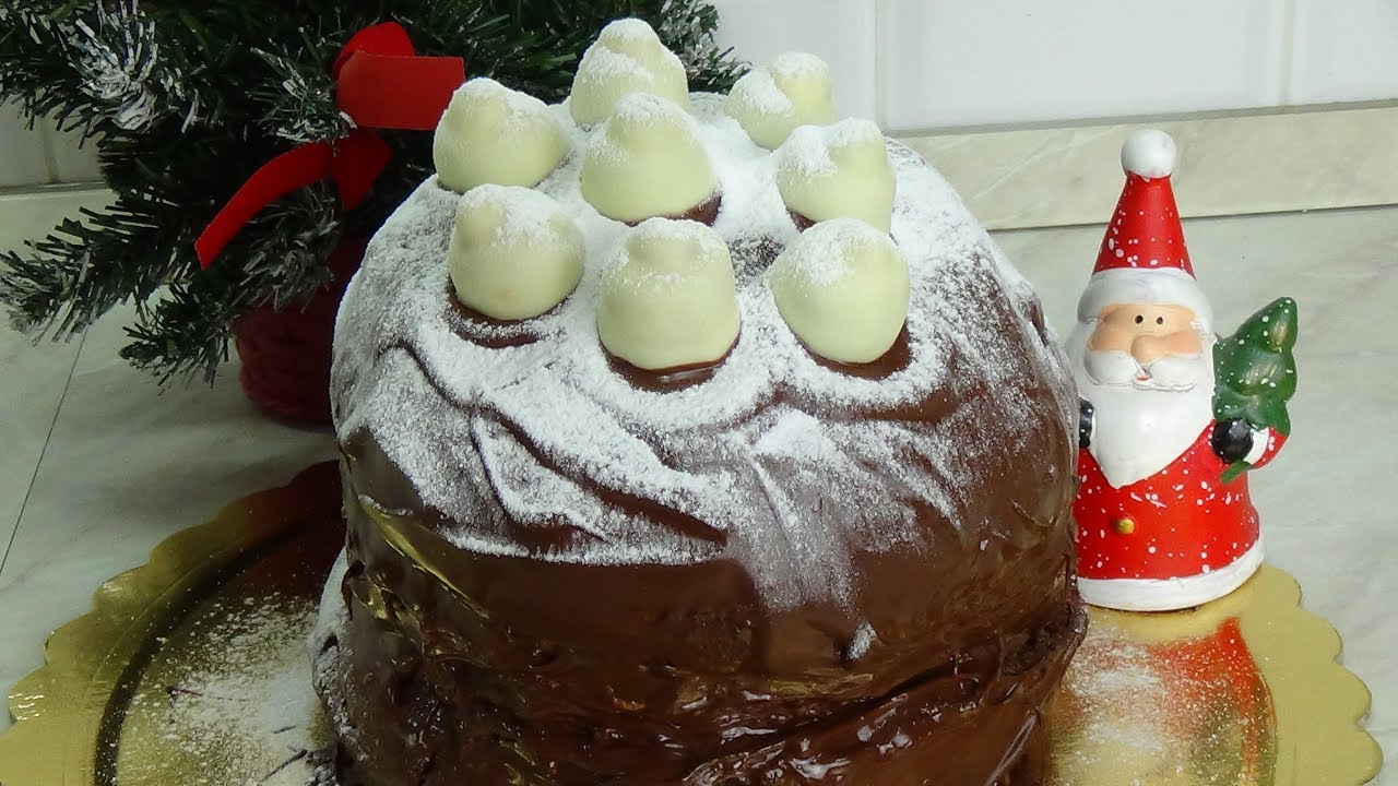 Panettone farcito con cioccolato e baci......semplicissimo - YouTube