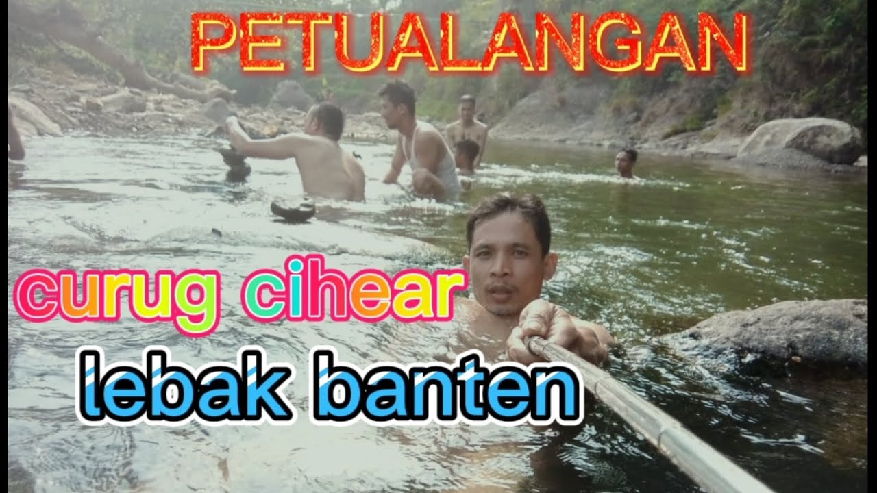 Vlog#mandi di curug cihear lebak banten - YouTube