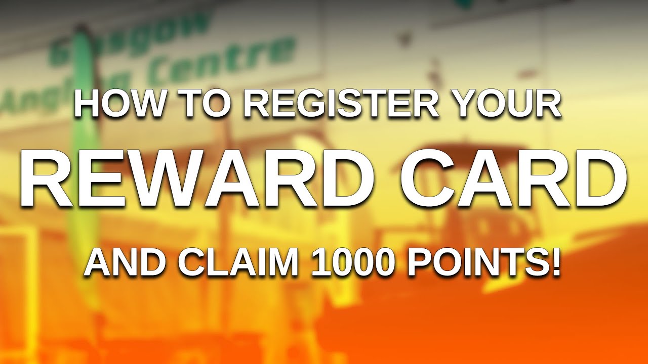 Register Your Reward Card & Claim 1000 Points | FishingMegaStore - YouTube