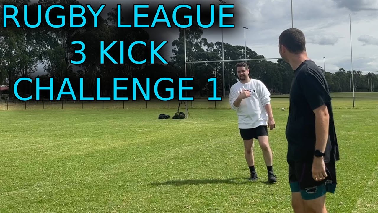 Rugby League - 3 Kick Challenge 1 (test episode) - YouTube