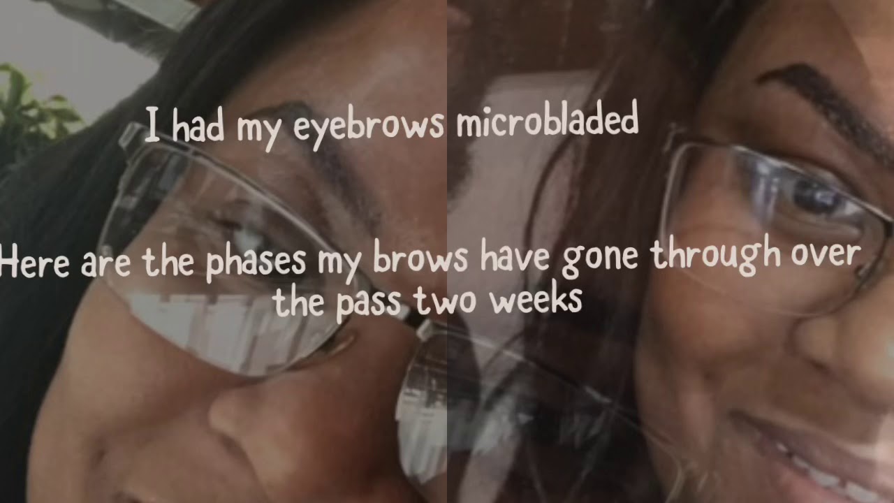 I had my eyebrows microbladed and meet Damian Walter! - YouTube