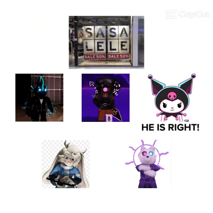 Sasa Lele meme |ft. Eelektra, Kuromi, Bailee and Akira| - YouTube