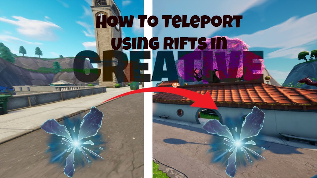 How to teleport using Rifts in Fortnite Creative - YouTube