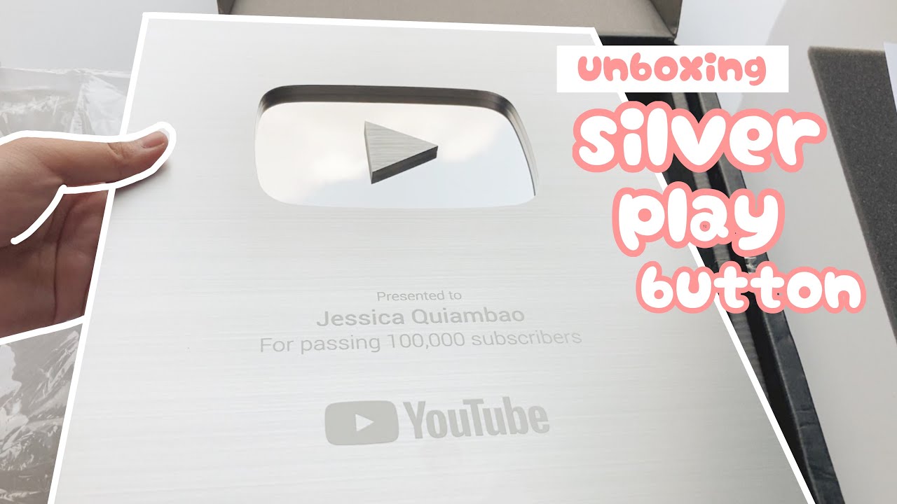💌 :: unboxing my silver play button!! *AAAAAAAAAA thank u guys ☹︎ ...