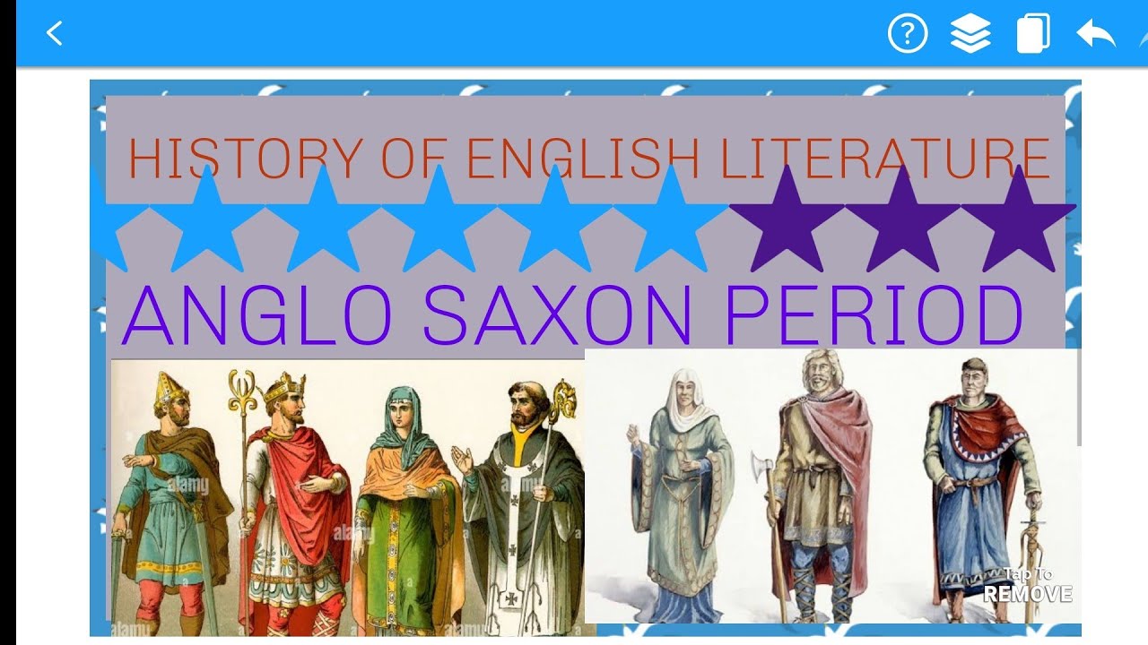Anglo Saxon Period (History of English Literature)for L. T,Lecturer ...