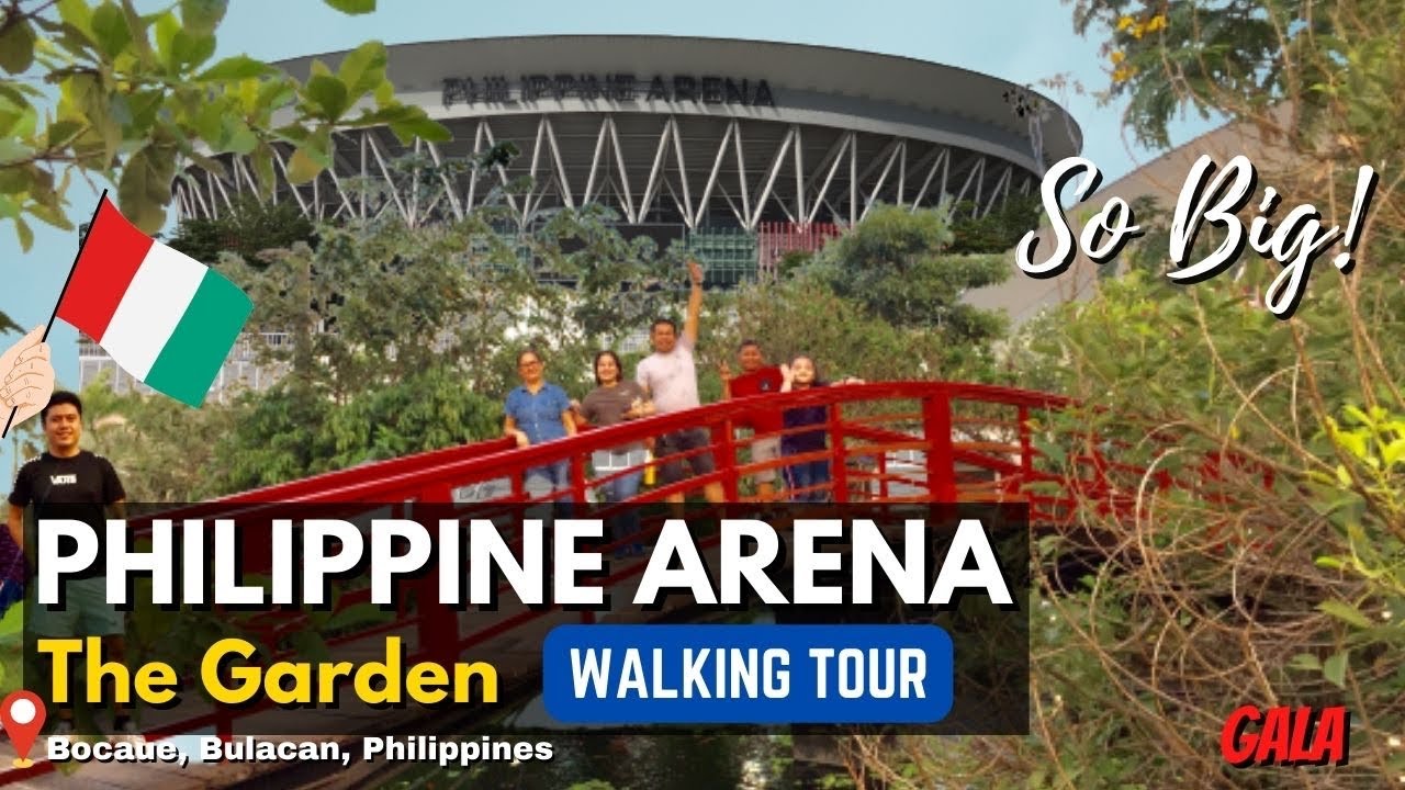 Walking Tour sa PHILIPPINE ARENA at The Garden, Parang Nasa Ibang Bansa ...