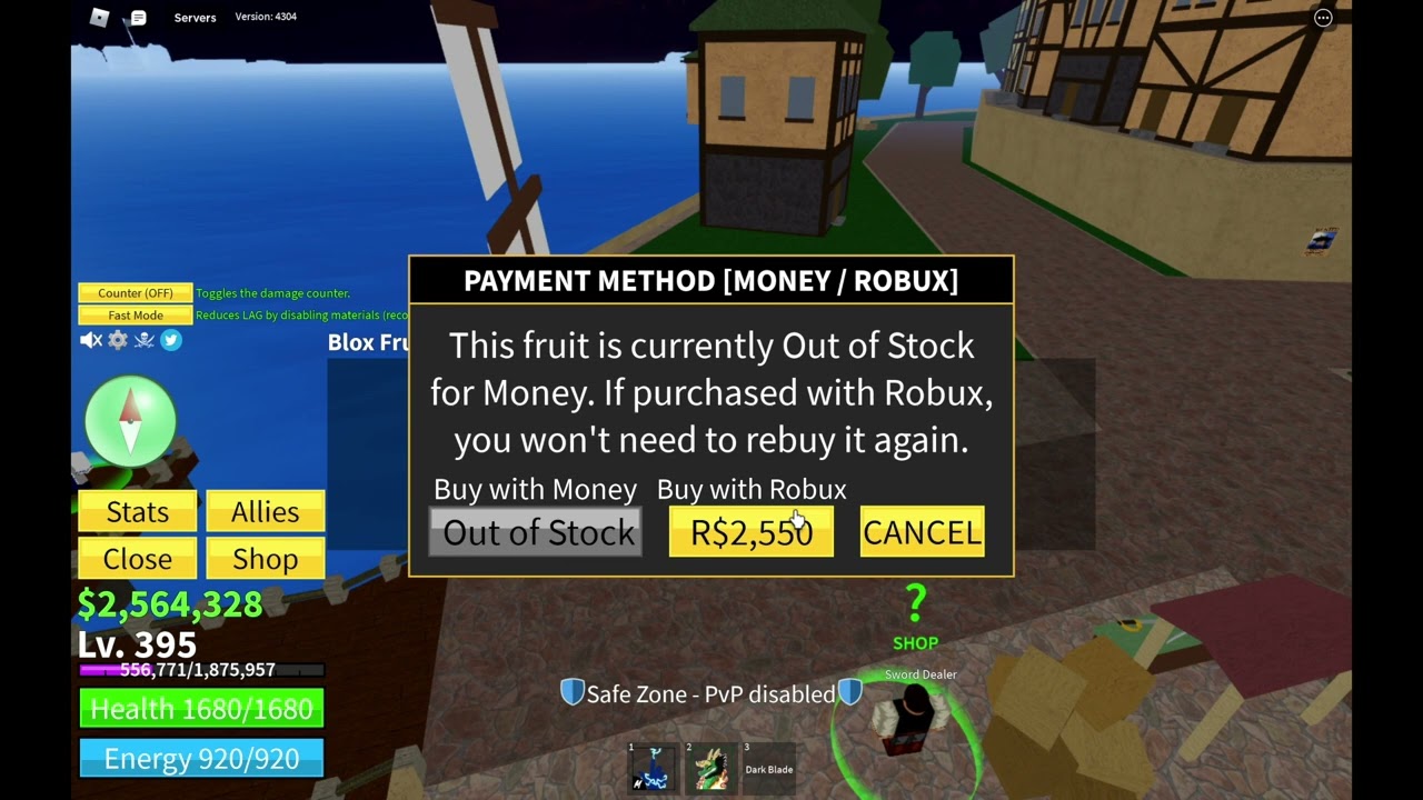 Buying With 🤑Robux🤑 Permanent OP Fruits in Roblox Blox Fruits | Venom ...