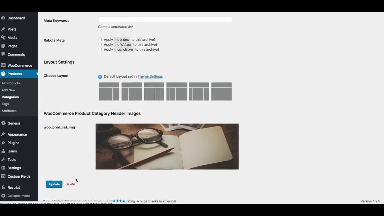 Show Custom Header Image For Each WooCommerce Product Category - YouTube