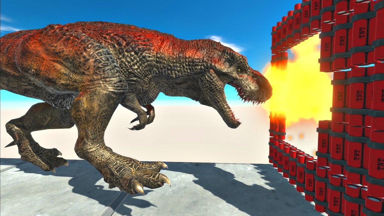 Dash into the Dynamite Wall - Animal Revolt Battle Simulator - YouTube