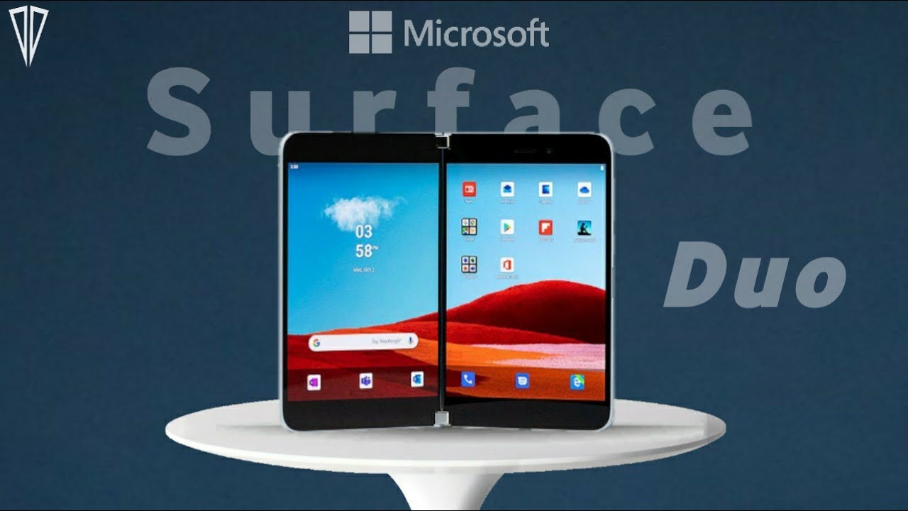Surface Duo - Microsoft's First Foldable Smartphone !! - YouTube