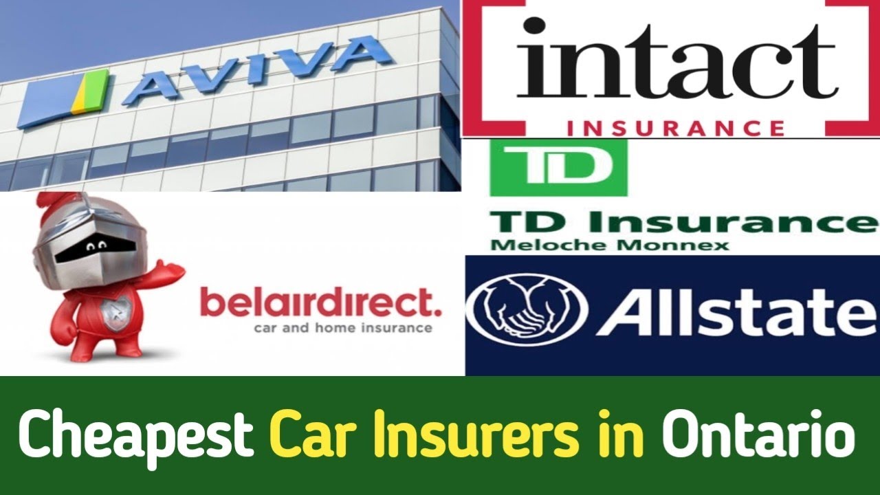 Best Car Insurers in Ontario | TD Insurance | Belairedirect | Intact ...