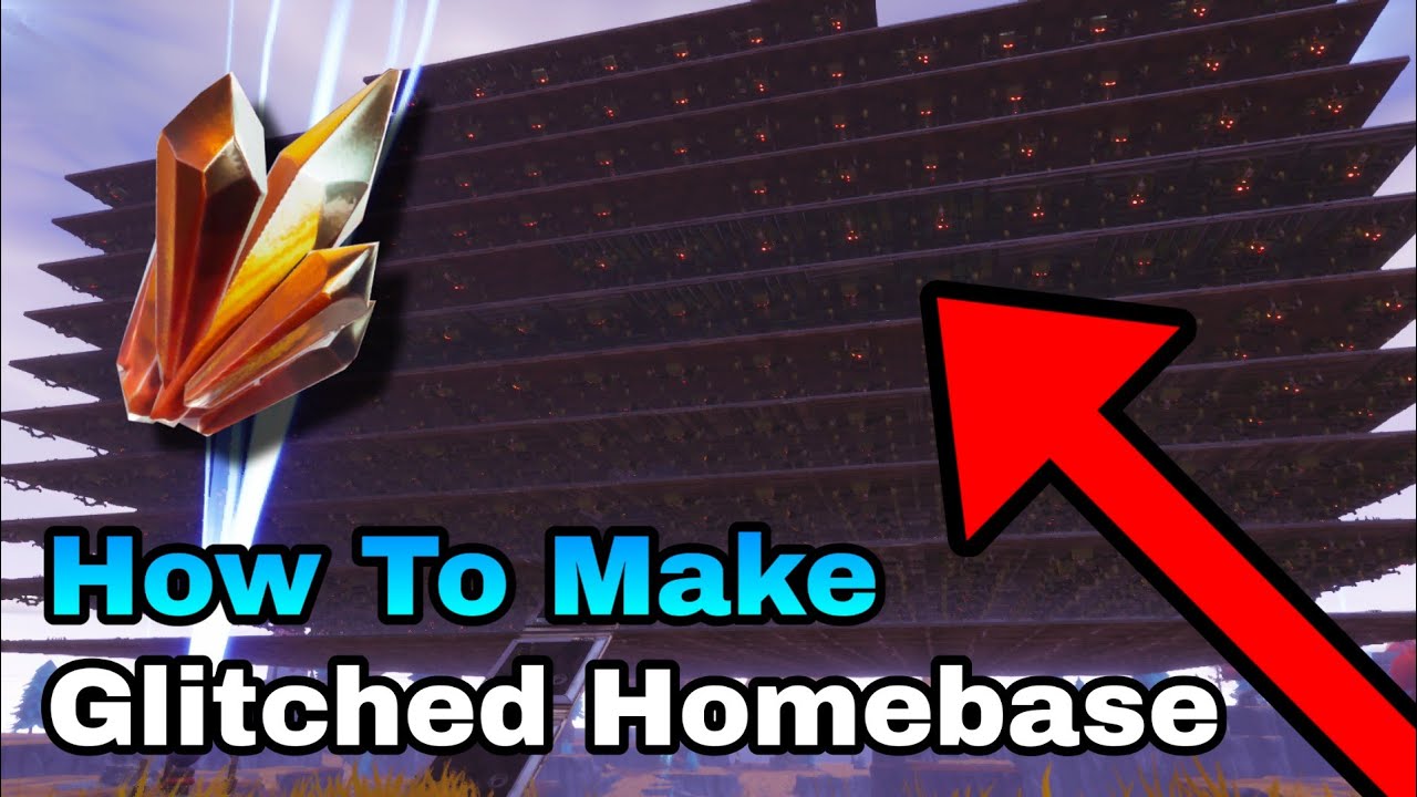 How to Make a GLITCHED Homebase in Fortnite STW! - YouTube