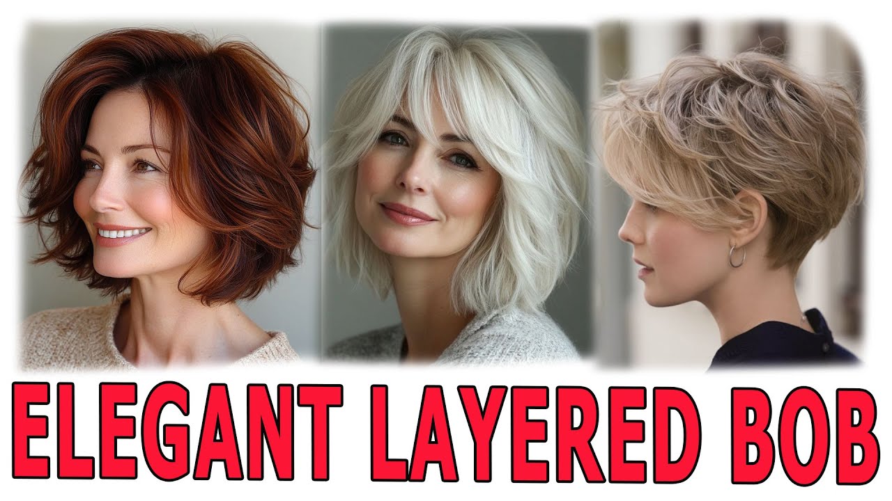 38 Elegant Layered Bob Hairstyles for Women in 2025 - YouTube