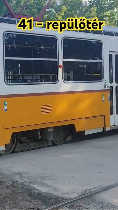 41-es villamos a repűlőtéren - YouTube