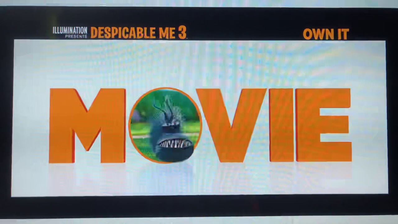 DESPICABLE ME 3 BLU-RAY COMMERCIAL 2017 - YouTube