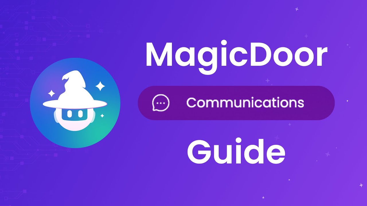 How to Use MagicDoor Communications (with AI) - YouTube