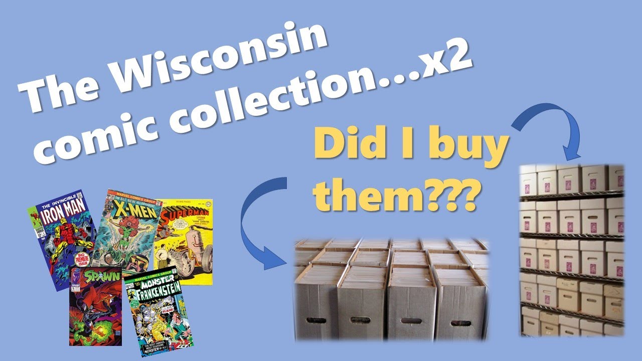 I drove to Wisconsin to look at two comic book collections!!! - YouTube
