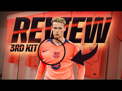 ✨✨ FRENKIE DE JONG REVIEWS FC BARCELONA's 25/26 3RD KIT 👀🔵🔴x NIKE