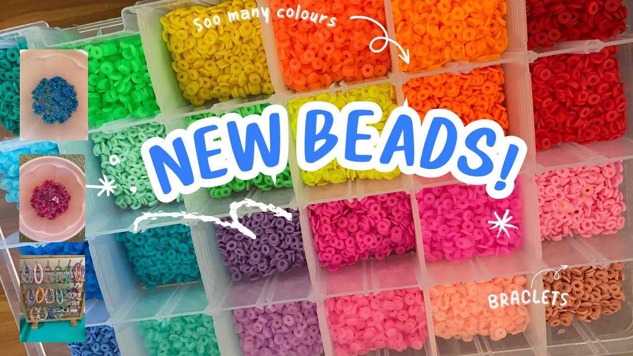 NEW BEADS!! CLAYBEAD HAUL!! 🩷 ️🧡💛💚🩵💙💜 - YouTube