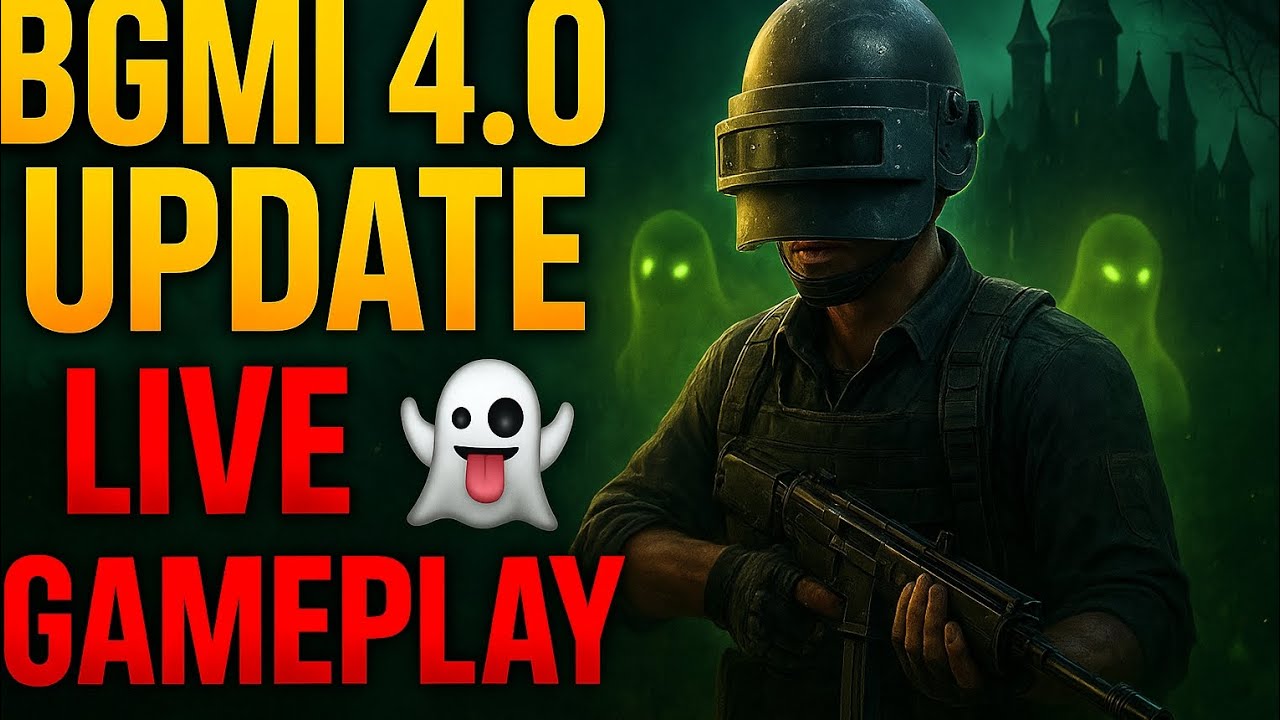 BGMI 4.0 Update LIVE Gameplay 😱 | Spooky Soiree Haunted Zone Action ...