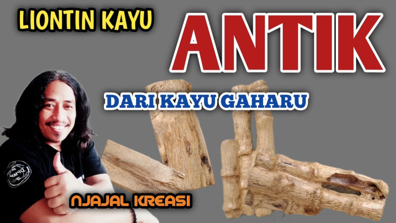 PROSES PEMBUATAN LIONTIN/KALUNG KAYU MODEL BAMBU - YouTube