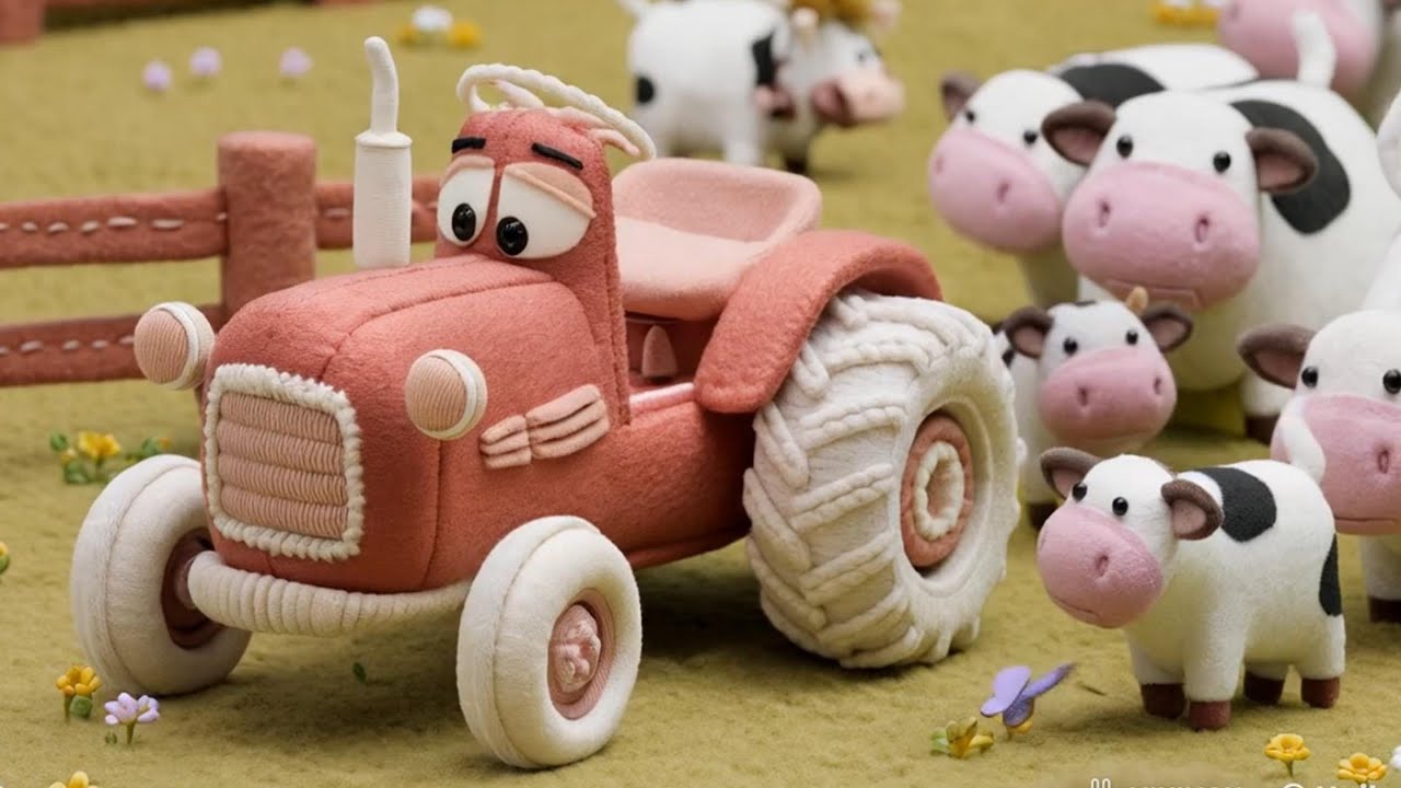 Woolly Tractor Song! Sing Along with the Rolling Tractor – A Fun Farm ...