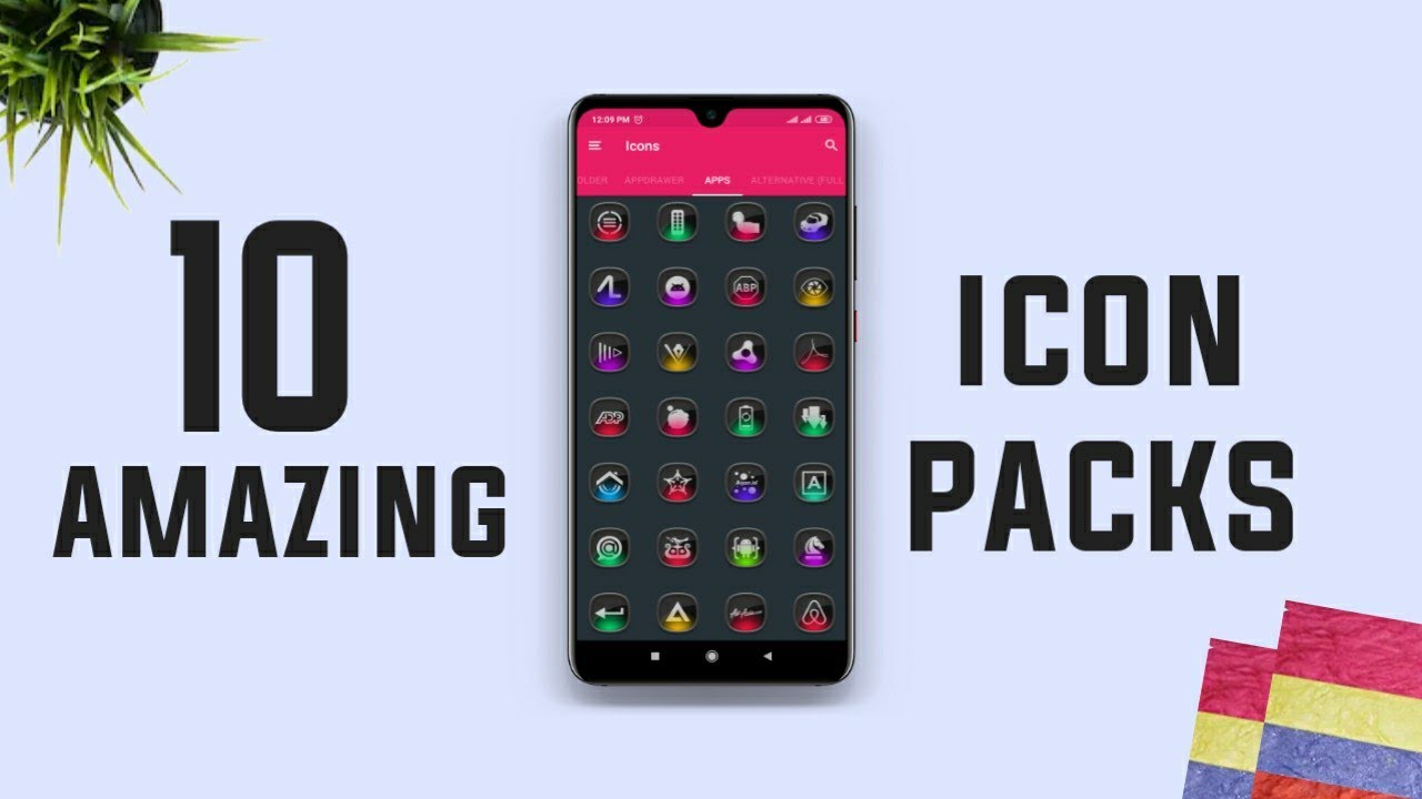 Top 10 Amazing Icon Packs 2020 ! || Icon packs for android - YouTube