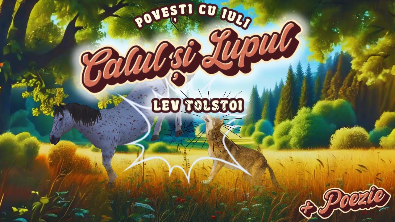 🐎 Calul și Lupul 🐺 ( cu animații ) 📖 Povești pentru copii in limba ...