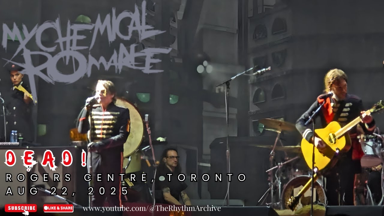 My Chemical Romance 💀 | “Dead!” Live! Emo Rock | Toronto | Rogers ...