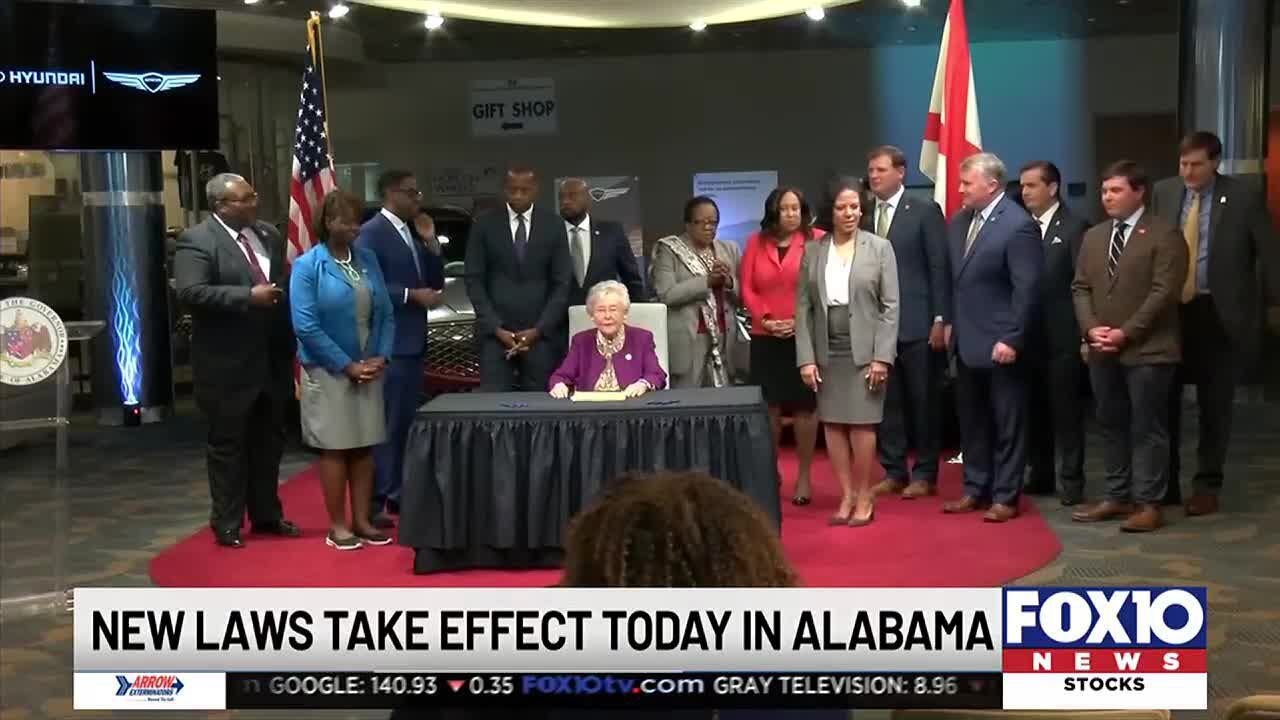 New laws take effect today in Alabama - YouTube