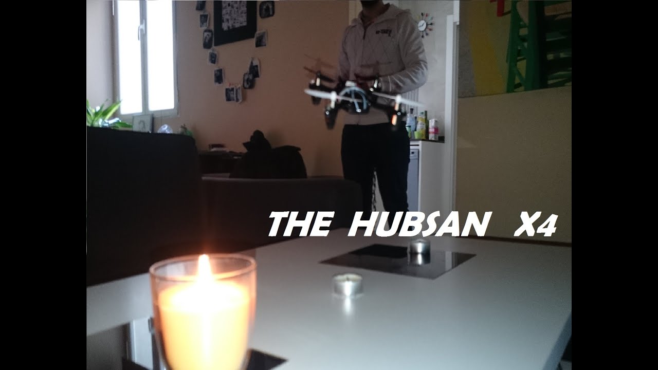 Slow motion Hubsan X4 H107L apagando velas a 120 frames/s - YouTube