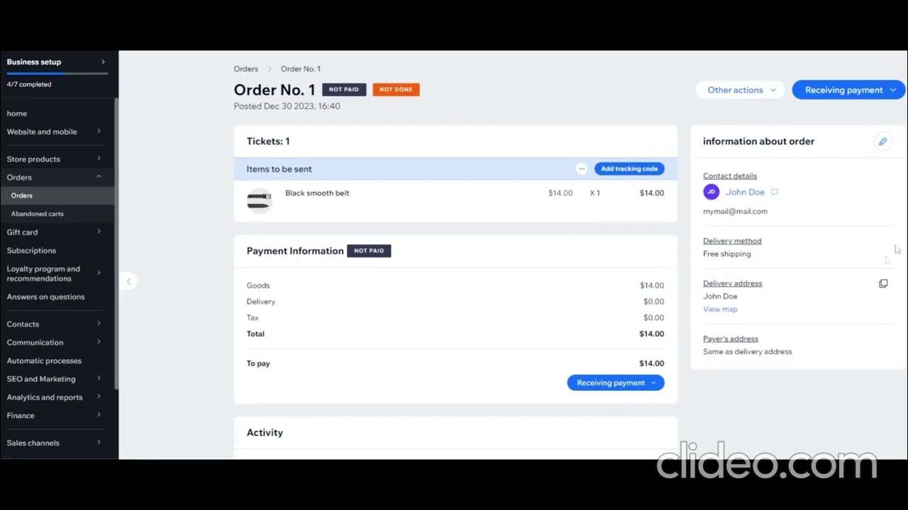 WIX: How to delete Fields in checkout page - YouTube