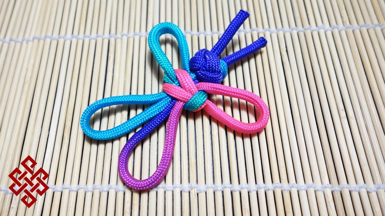 How To Make a Paracord Butterfly Tutorial - YouTube