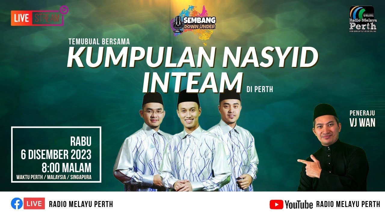 Temubual bersama Kumpulan Nasyid Inteam - YouTube