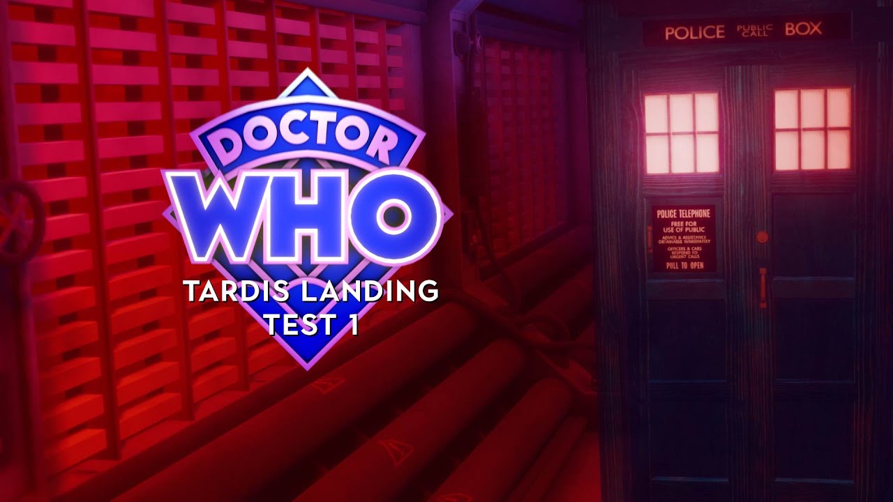 TARDIS Landing Animation Test - YouTube