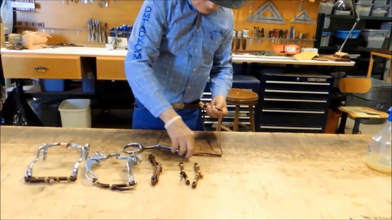 Dennis Moreland Tack: How to Attach Curbs and Bit Hobbles - YouTube
