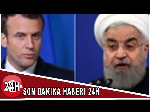 Fransa Cumhurbaşkanı Macron, İranlı mevkidaşı Ruhani ile Suriye'yi görüştü