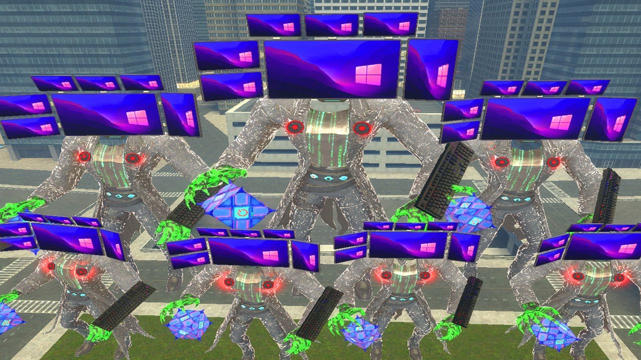 ALL NEW TITAN PC MAN AND PC MAN SMALLVS G-MAN FANMADE& G-TOILET& G ...