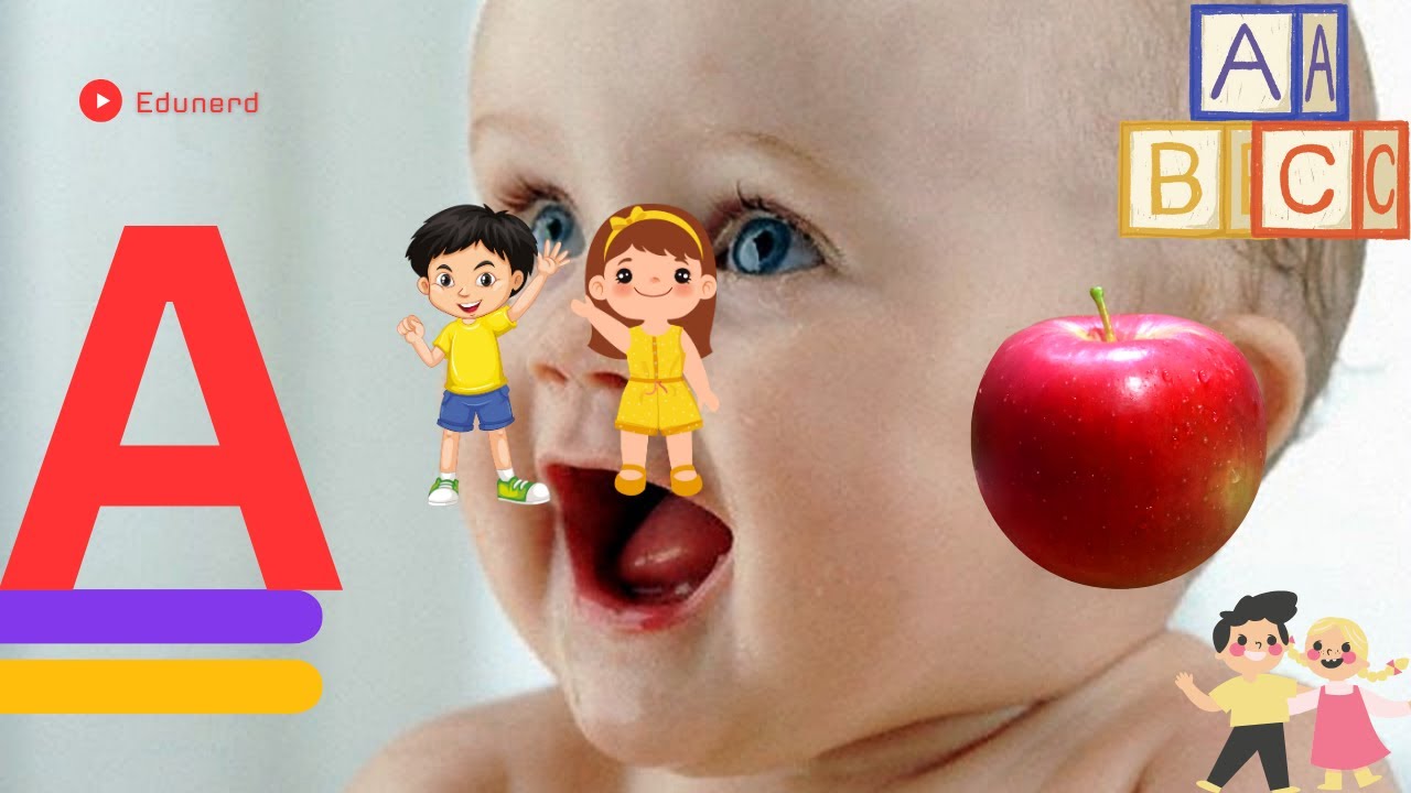 A for Apple B for ball Alphabet Song | A for Apple phonic song | A for ...