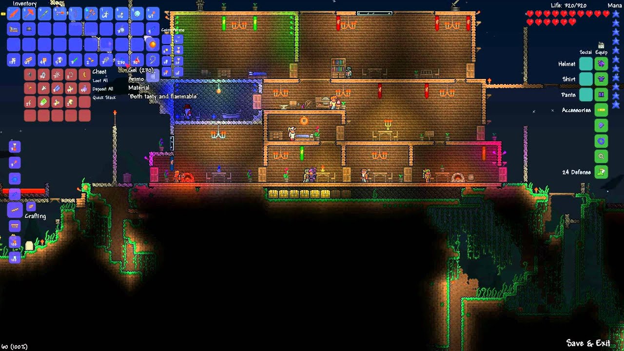 Terraria - pt48 - Lava Traps - YouTube