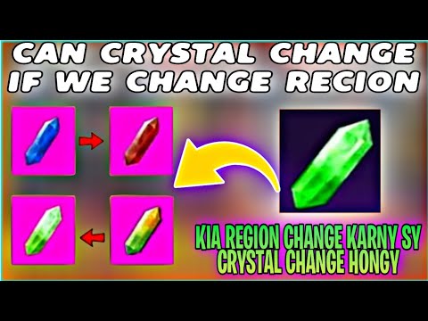 CAN CRYSTAL CONVERT AFTER CHANGE REGION| KIA REGION CHANGE KARNY CRYSTAL CHANGE HON GY #pubg ...