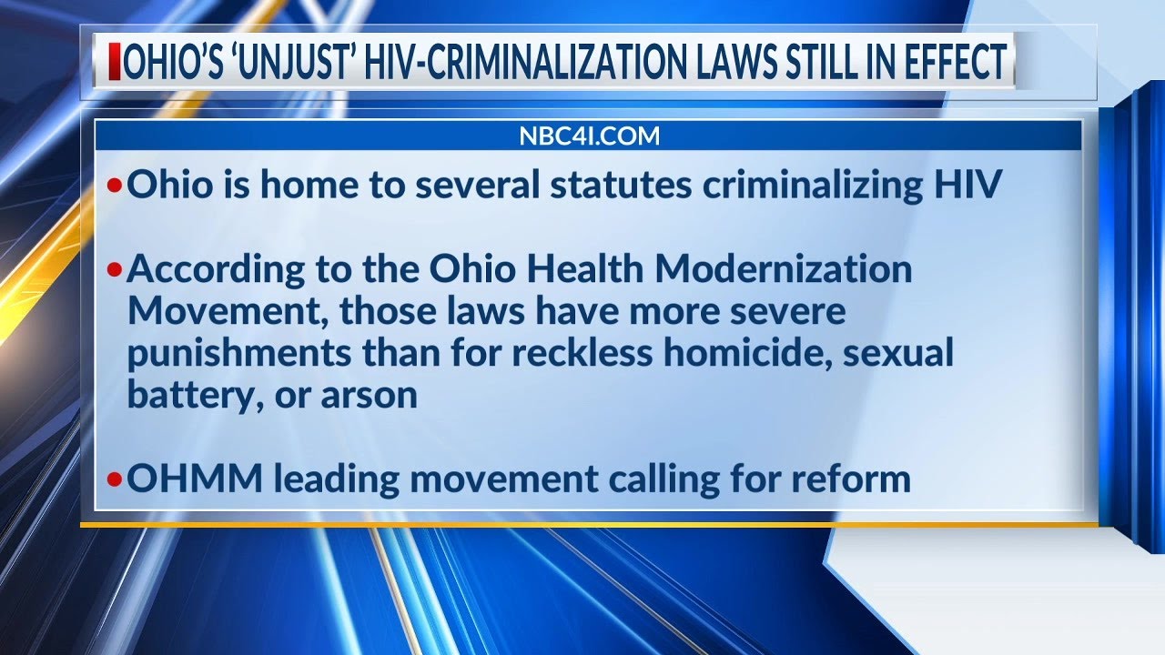 Ohio s unjust HIV criminalization Laws Still In Effect State s ohio-s-unjust-hiv-criminalization-laws-still-in-effect-state-s