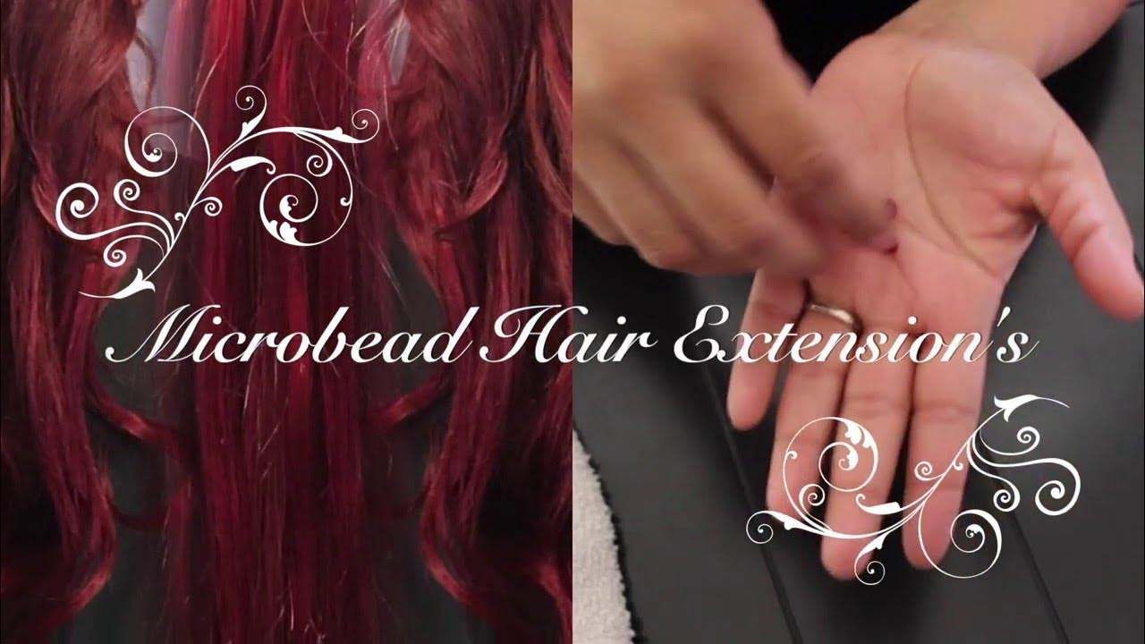 Microbead Hair Extensions DIY! - YouTube