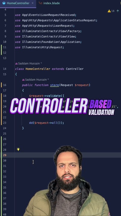 Laravel Controller Based Validation Explained! Part- 1 - YouTube