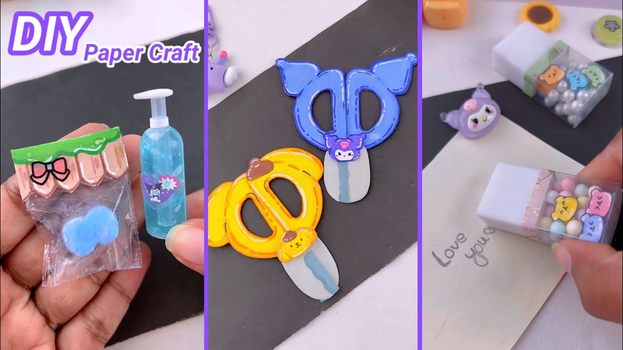 Easy Craft Ideas / DIY Miniature Crafts Idea / mini craft / school ...