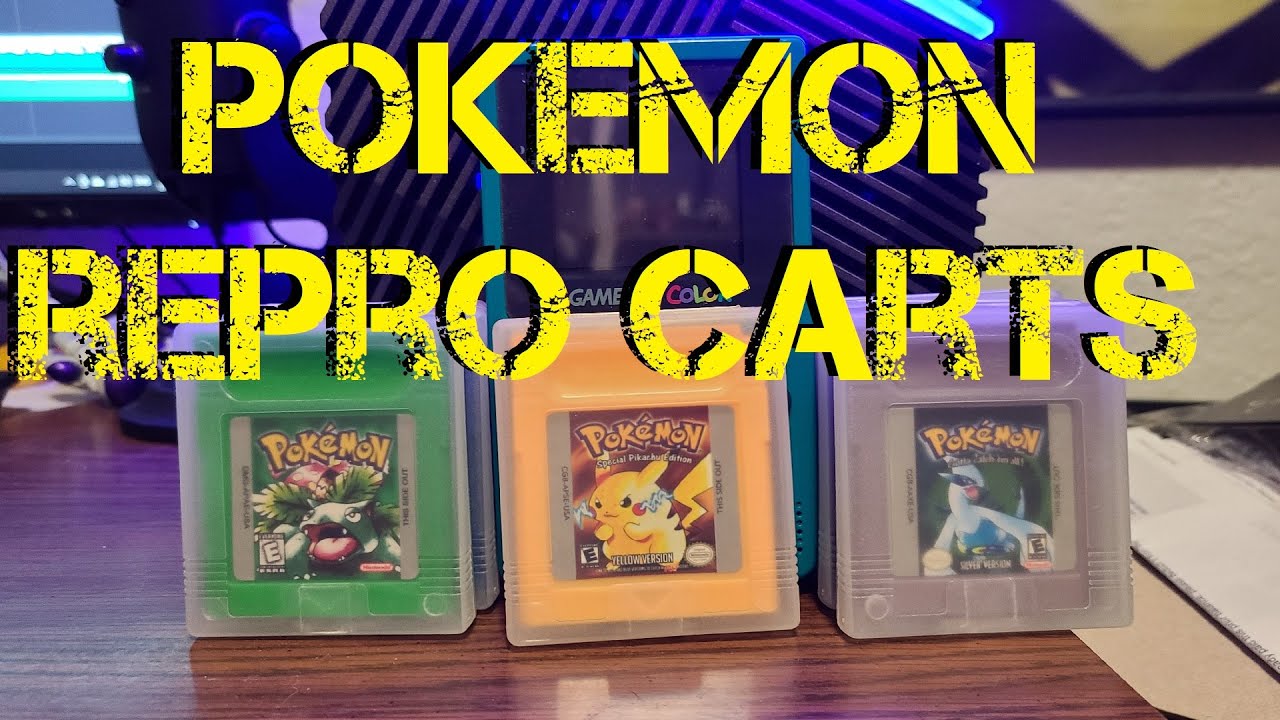 Pokemon Repro Carts - YouTube
