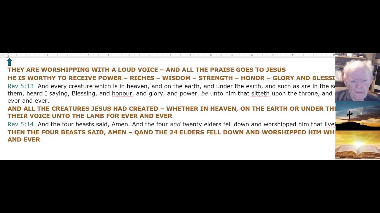 BIBLE STUDY 11 ON THE BOOK OF REVELATION - the scroll and the lamb ...
