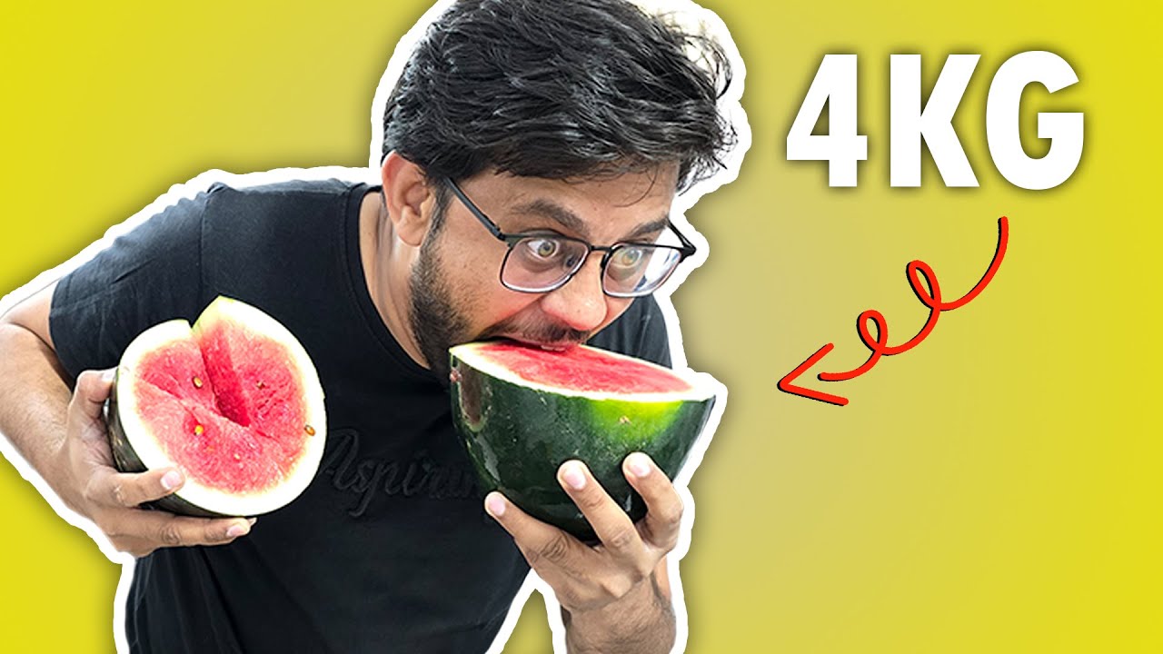 can I eat WHOLE watermelon? - YouTube