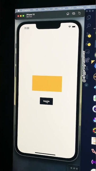 Run First Flutter Example on iPhone 13 Simulator 😍 #shorts - YouTube