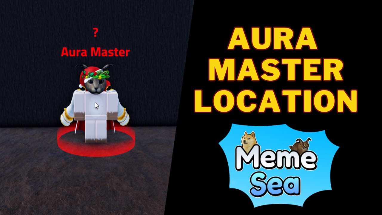 Where is Aura Master in Meme Sea | Aura Master Location - YouTube